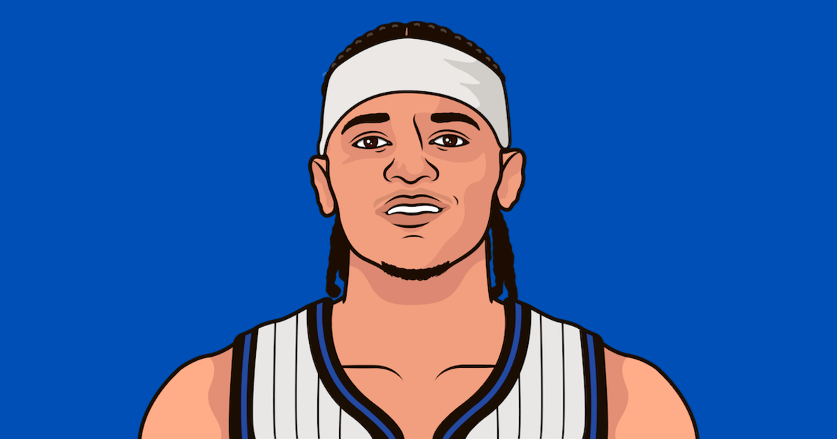 Banchero Last 9 Games Without Franz | StatMuse