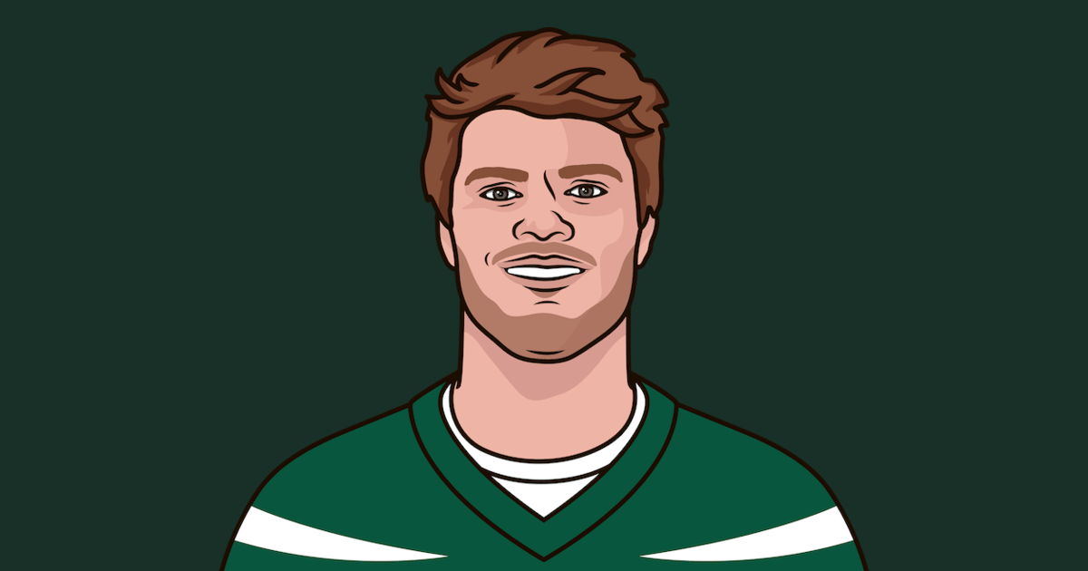 Sam Darnold Lowest Completion Percentage In A Season | StatMuse